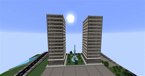 Twin Towers Minecraft Map