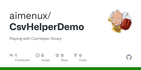 Github Aimenuxcsvhelperdemo Playing With Csvhelper Library