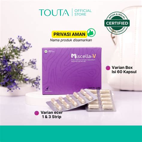 Jual Miscella G Miscella V Jamu Kapsul Herbal Lancar Siklus Wanita And Nyeri Menstruasi Keputihan