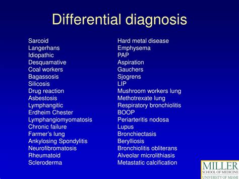 Ppt Patient Is A 54yo Female Who Had An Interstitial Pattern On Cxr