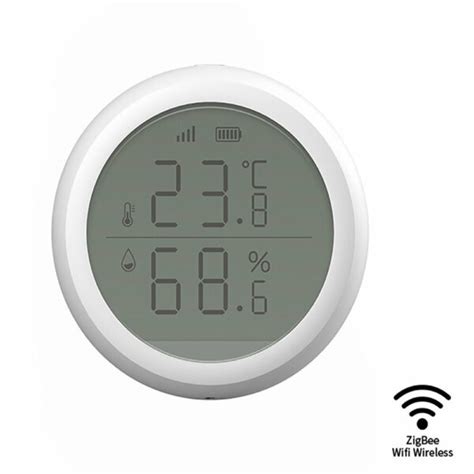 Smart Home Zigbee WIFI Sensor Temperature Humidity LCD Screen Digital Zakka