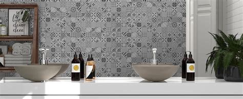 Patterned Backsplash Tile For Kitchen Peel And Stick Stone