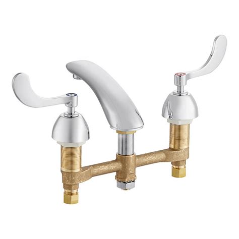 Chicago Faucets 404 317abcp 22 Gpm Deck Mounted Faucet With Rigid Cast