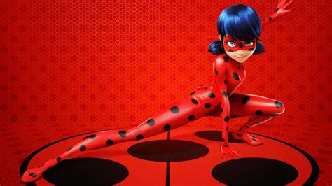 Download Ladybug Hero Pose Wallpaper
