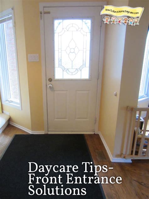 How To Set Up Your Front Entrance Space How To Run A Home Daycare