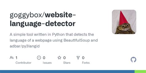Github Goggyboxwebsite Language Detector A Simple Tool Written In