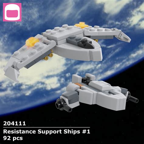 Lego Resistance Support Ships 1 Instructions Lilium Brick Yards