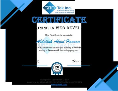 Certificate Of Web Development Hosted At Imgbb — Imgbb