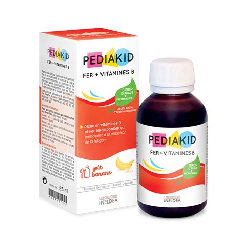 Pediakid Сироп с желязо и витамин В 125 ml - Аптеки 36.6