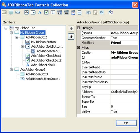 Create Office Menu Bar Command Bar Ribbon In VB NET C C