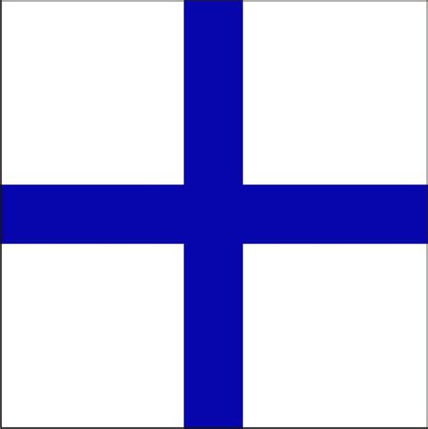 X Code Flag Letter 30x45xcm Uk