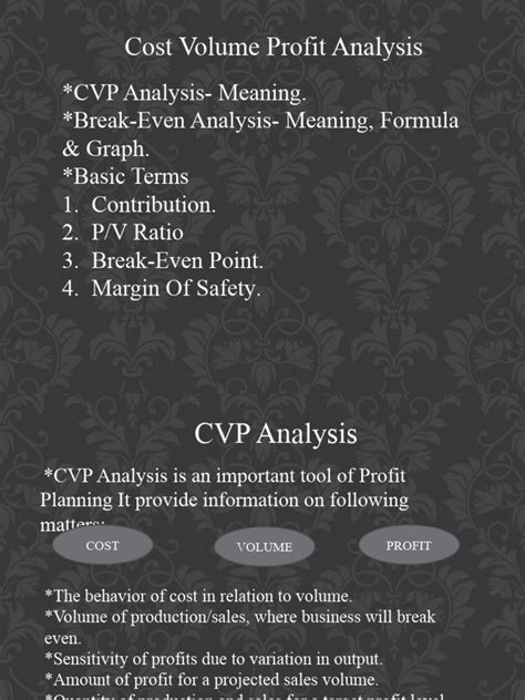Cvp Analysis Pdf