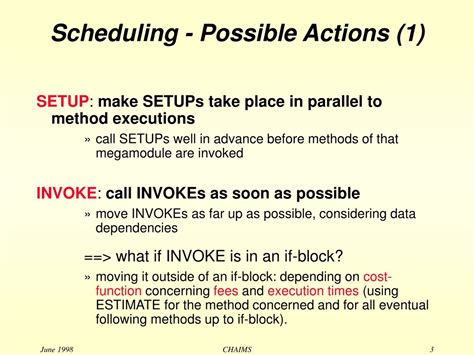 Ppt Efficient Parallelism Using Chaims Optimization Techniques For