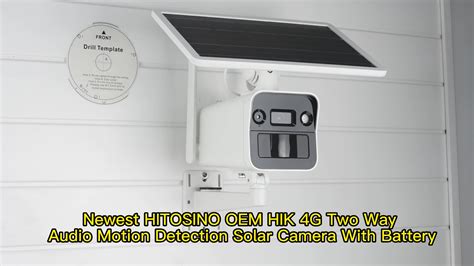 Oem Hik Ds 2xs2t41g1 Id 4g Outdoor Security Solar Street Lights 4mp Pir 4g Sim Card Solar Panel