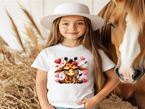 Grumpy Valentine Giraffe Graphic By Amazing Grace Media · Creative Fabrica