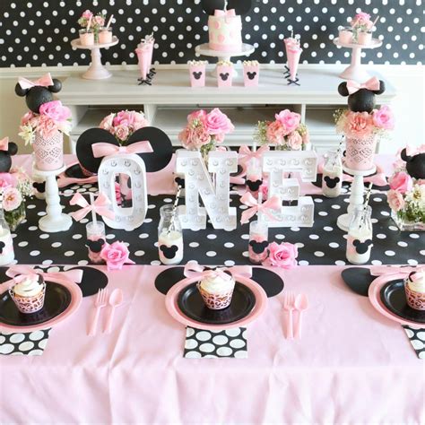 Minnie Mouse Party Candy Table Minnie Mouse Birthday Party Ideas