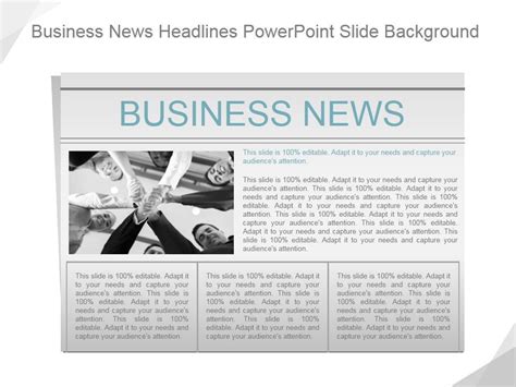 Business News Headlines Ppt Powerpoint Presentation Show