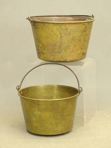 19th C Brass Pails Nov 30 2019 Copake Auction Inc In Ny