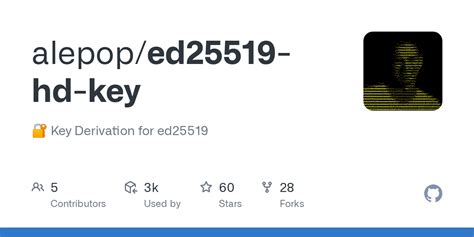 Github Alepoped25519 Hd Key 🔐 Key Derivation For Ed25519