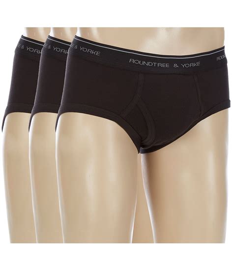 Roundtree And Yorke Low Rise Briefs 3 Pack Dillards