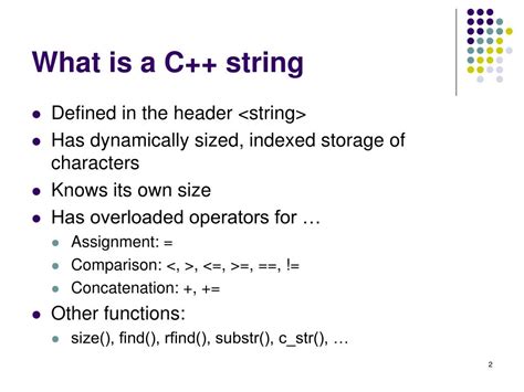 Ppt Cse 20232 Lecture 33 Strings Powerpoint Presentation Free