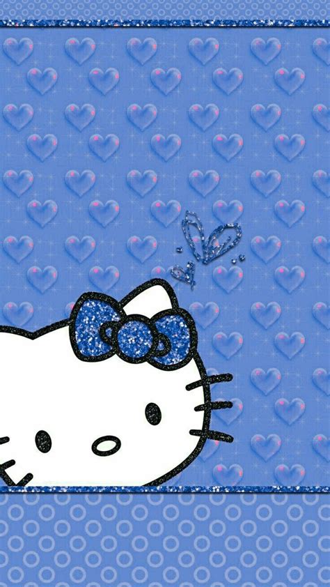 Light Blue Hello Kitty Wallpapers Wallpaper Cave