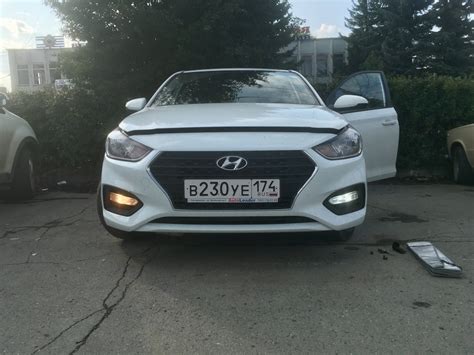 Диоды в дхо — Hyundai Solaris (2G), 1,4 л, 2019 года | стайлинг | DRIVE2