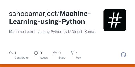 Github Sahooamarjeetmachine Learning Using Python Machine Learning