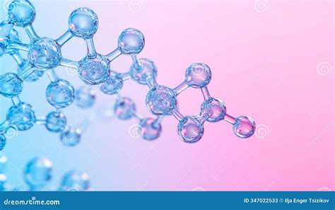 Molecular Structure On Gradient Background Science Chemistry And Laboratory Research Concept