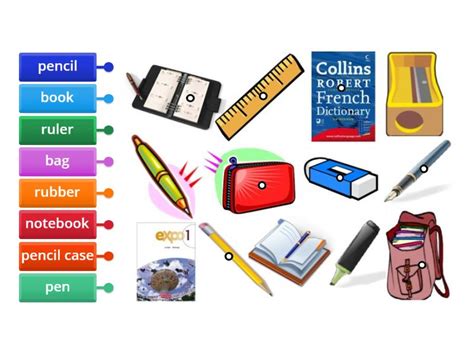 Classroom Objects Label Labelled Diagram