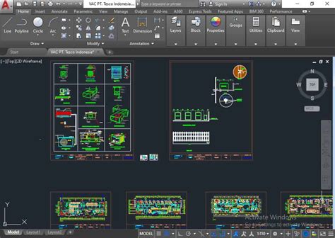Gambar Autocad Bangunan Paprik Pos Jaga 2 Sipilpedia