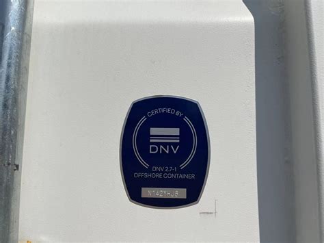 Dnv Certificate Dnv27 1 Dnv27 2 Custom Shipping Containers Ss Ibc Tanks
