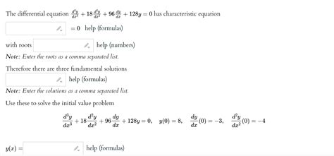 Solved The Differential Equation