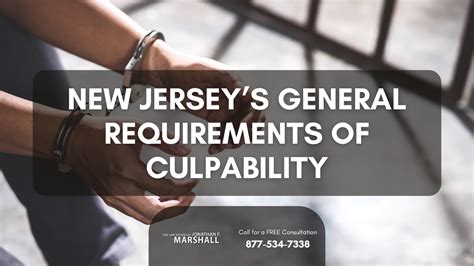 General Requirements Of Culpability In New Jersey