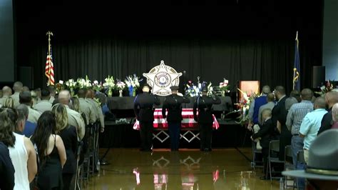 Hundreds Attend Funeral For Scott County Deputy Caleb Conley