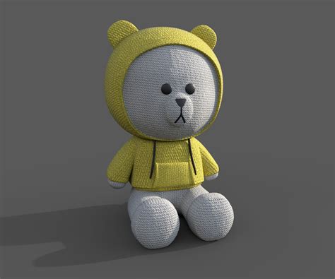 Teddy Bear 3d Model Turbosquid 2017306