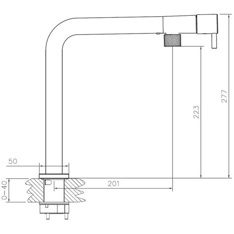 Abode Agilis Single Lever Brushed Brass Kitchen Mixer Tap At2188
