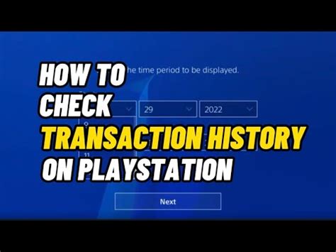 How To Check Ps4 Transaction History On Playstation New Youtube