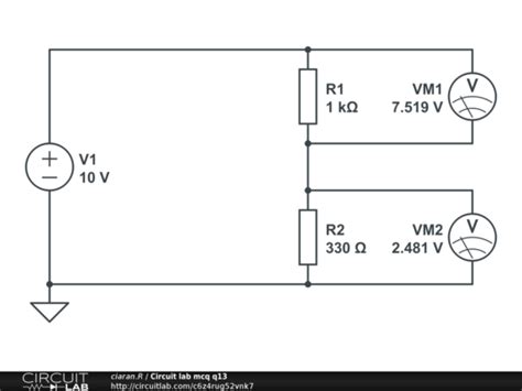 Circuit Lab Mcq Q CircuitLab