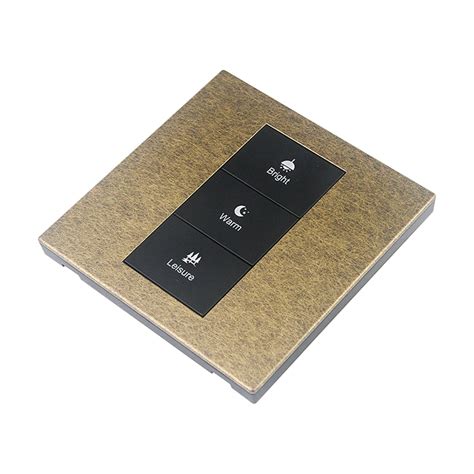 Gtd 17x Push Button Metal Panel Electrical Wall Light Switch Push