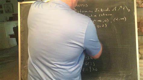 Calc I First Deriv Analysis Ex 1 Polynomial Youtube