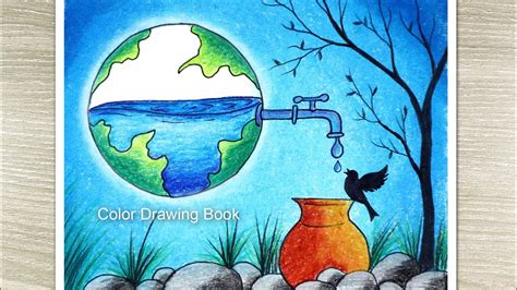 Poster Making Save Water Save Earth