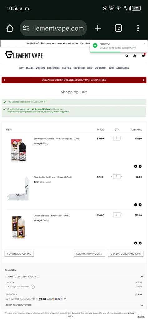 Element Vape Promo Codes 20 Off November 2025