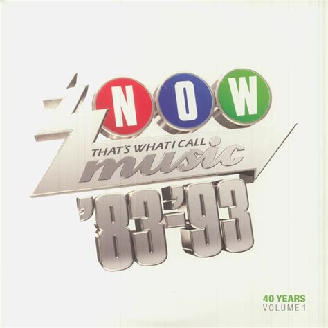 Various Now Thats What I Call 40 Years Volume 1 1983 1993 レコード At
