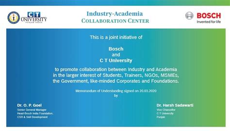 Ct University On Linkedin Ctu Ctians Teamct Bosch