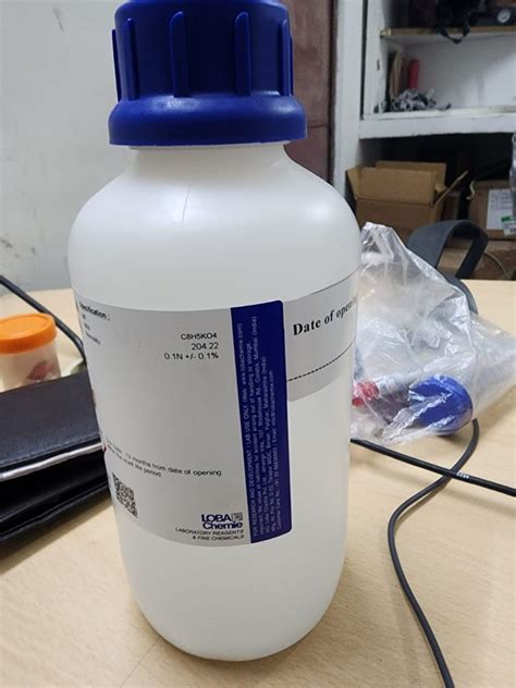 Potassium Hydrogen Phthalate 9950 500gm Bottle At Rs 660kg In Delhi
