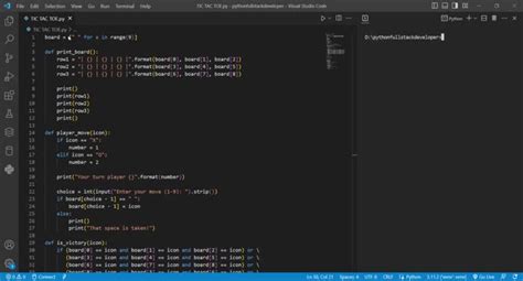 Ravi Teja Gangavarapu On Linkedin Tictactoe Pythonprogramming Internship Internpe