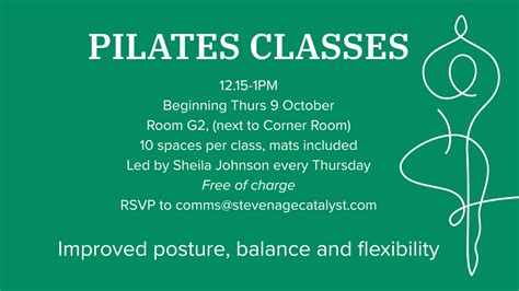 Pilates Stevenage Bioscience Catalyst