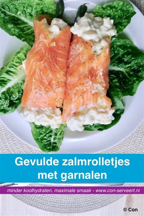 Gevulde Zalmrolletjes Met Garnalen Recept Crockpot Recepten Gezond Recept Zalm Oven Recept