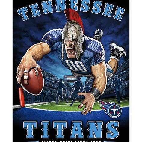 Tennessee Titans End Zone 17 Poster 22375x34 Contemporary Prints And Posters By Trends